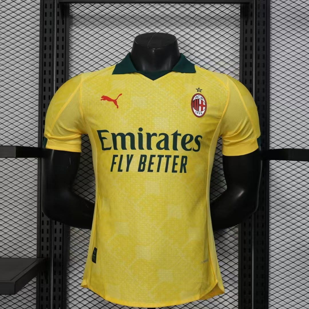 Grab Milan 2025-26 Third Jersey – Bold Yellow Revival – Kit Legacy